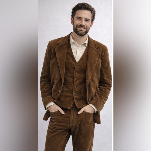 Lee | Suits & Blazers | Vintage 97s Lee Three Piece Suit 46r Brown ...